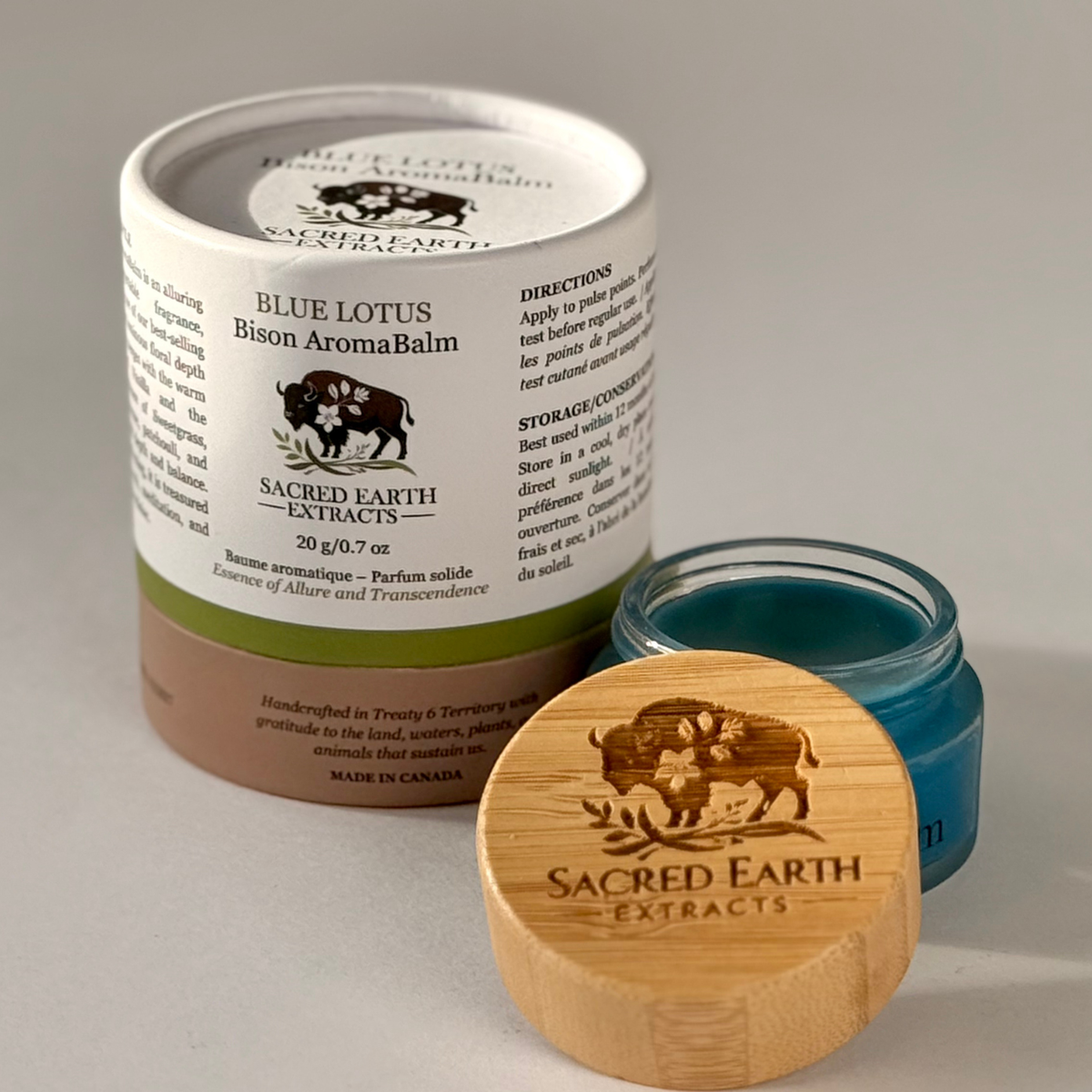 Blue Lotus Bison AromaBalm – Sacred Earth Extracts